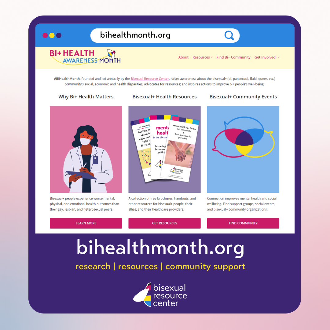 Social Media Kit – Bi+ Health Awareness Month